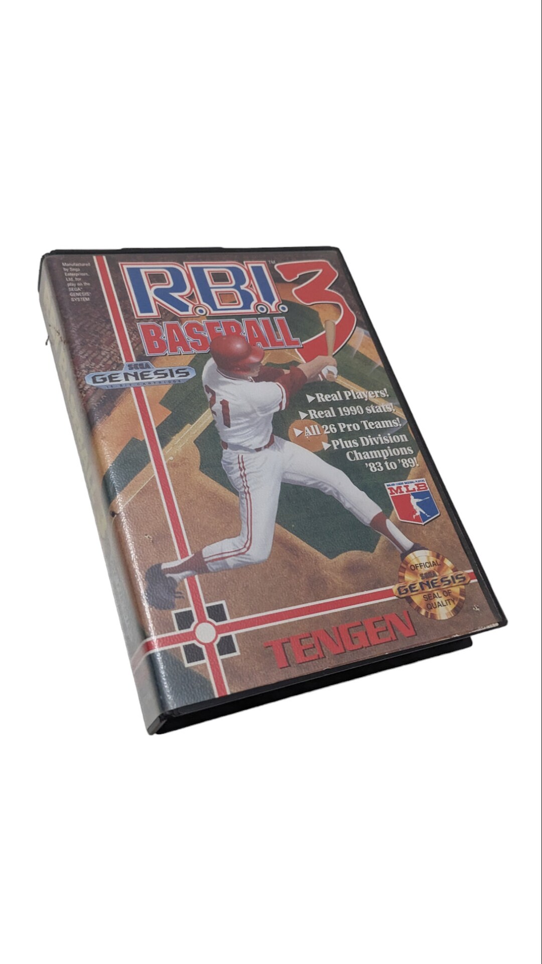 RBI Baseball 3 Sega Genesis Tengen Video Game Complete CIB Vintage 1991 ...