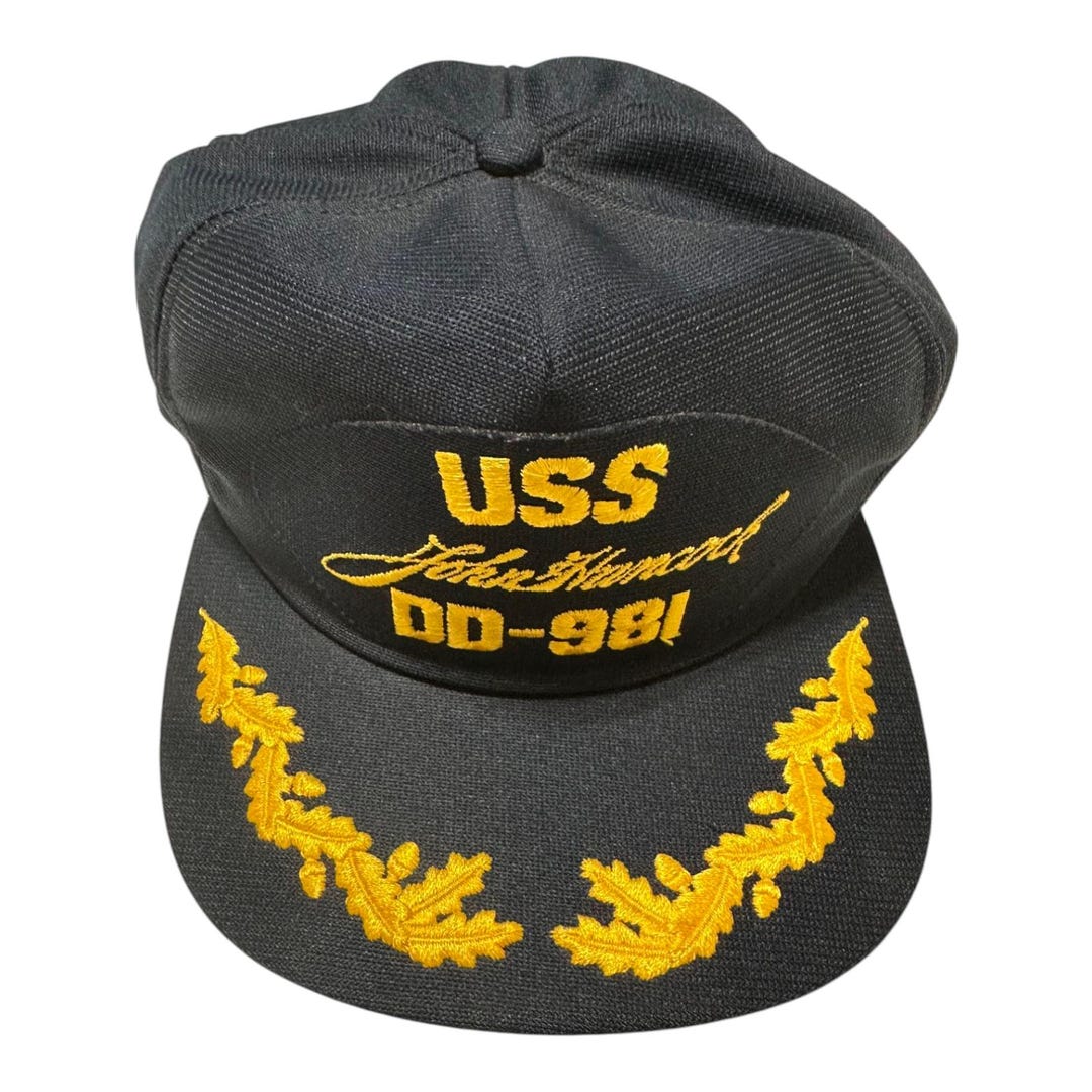 USS John Hancock DD-981 Navy Baseball Hat Vintage Made in USA - Etsy
