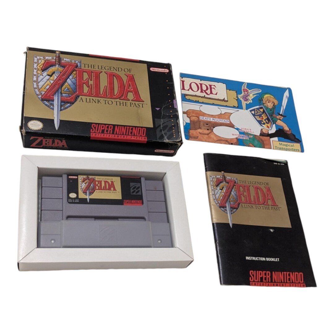 The Legend of Zelda: A Link to the Past Nintendo SNES 1992 CIB Complete Vintage - Etsy