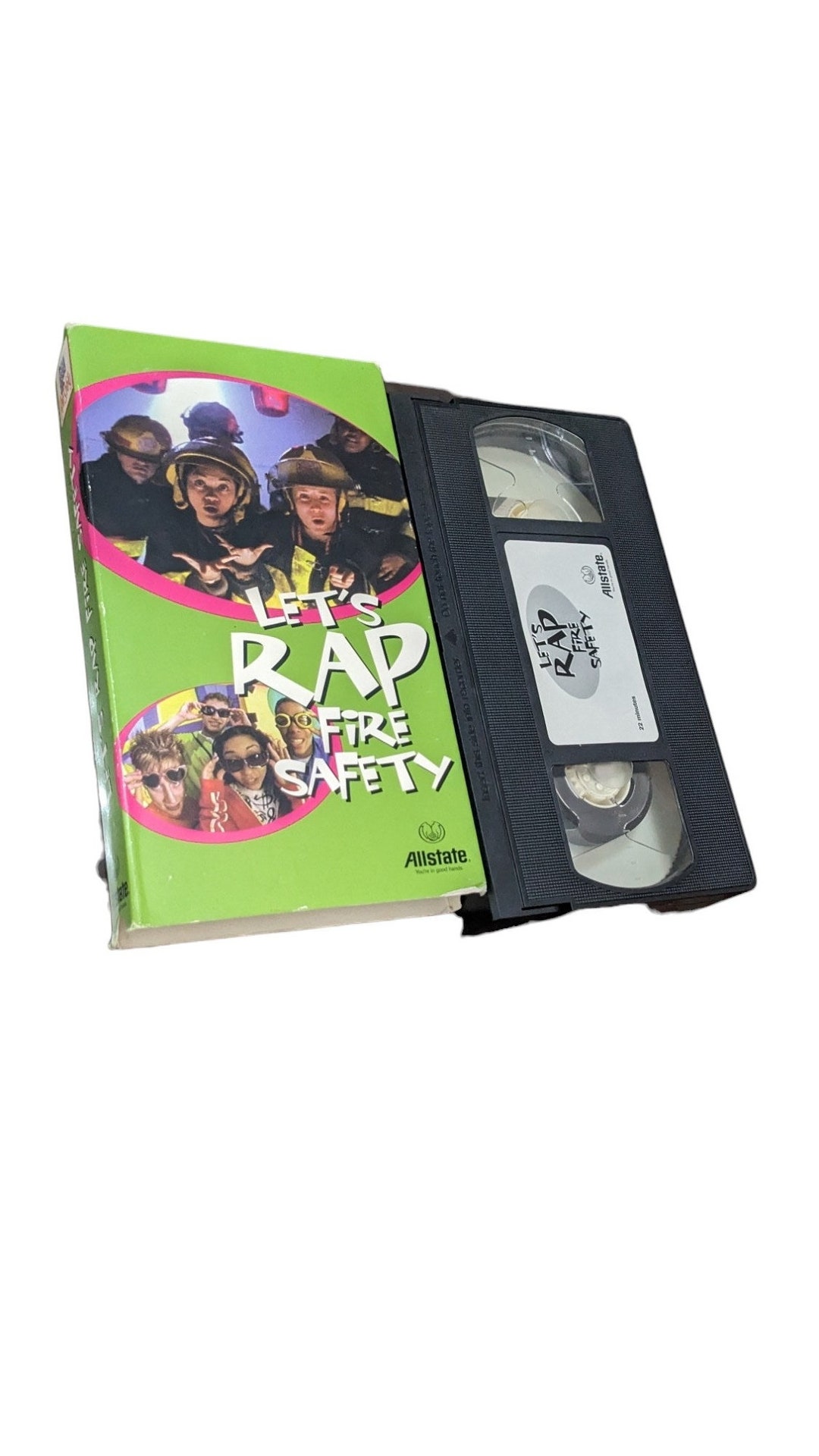 Let’s Rap Fire Safety VHS 2000 Allstate Educational Kids Firefighter ...