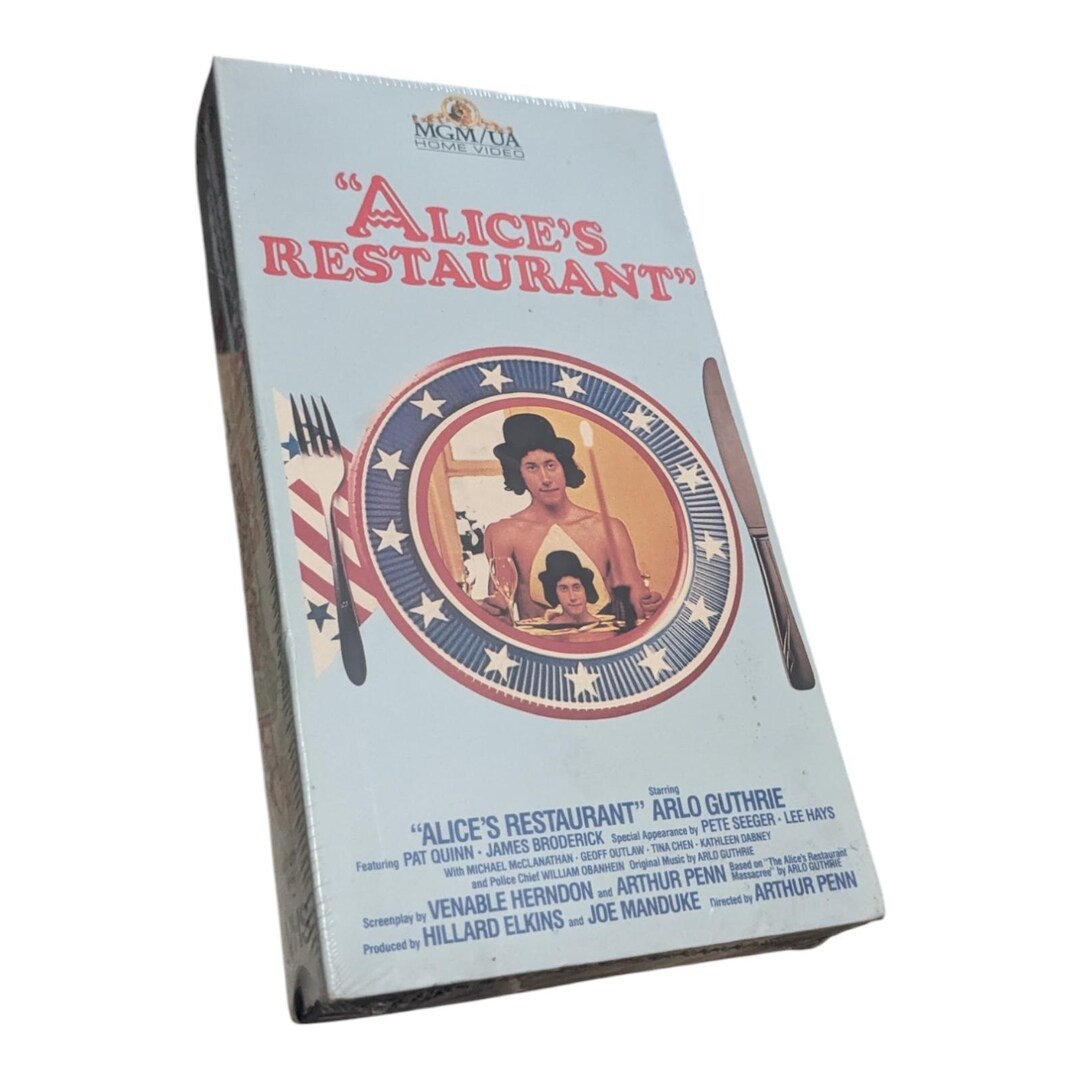 Alices Restaurant VHS 1988 Arlo Guthrie, Pat Quinn Sealed With ...