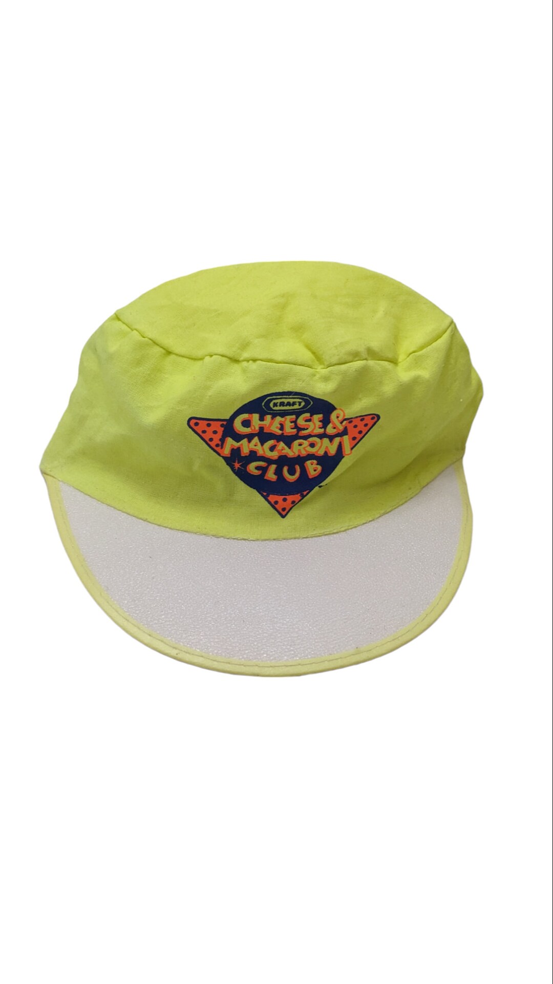 Kraft Cheese & Macaroni Club Painter Hat Neon Green Vintage 80ss 90s - Etsy