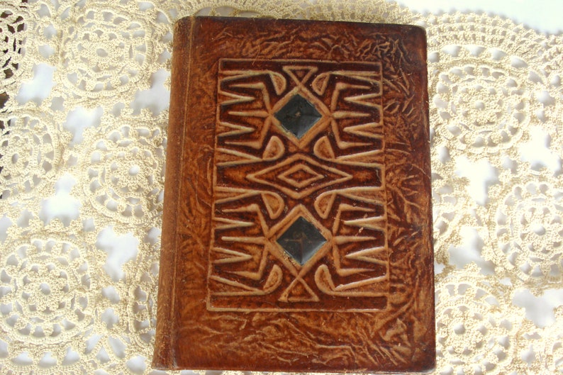 Vintage Brown Genuine Leather Folder/ Portfolio /vintage - Etsy