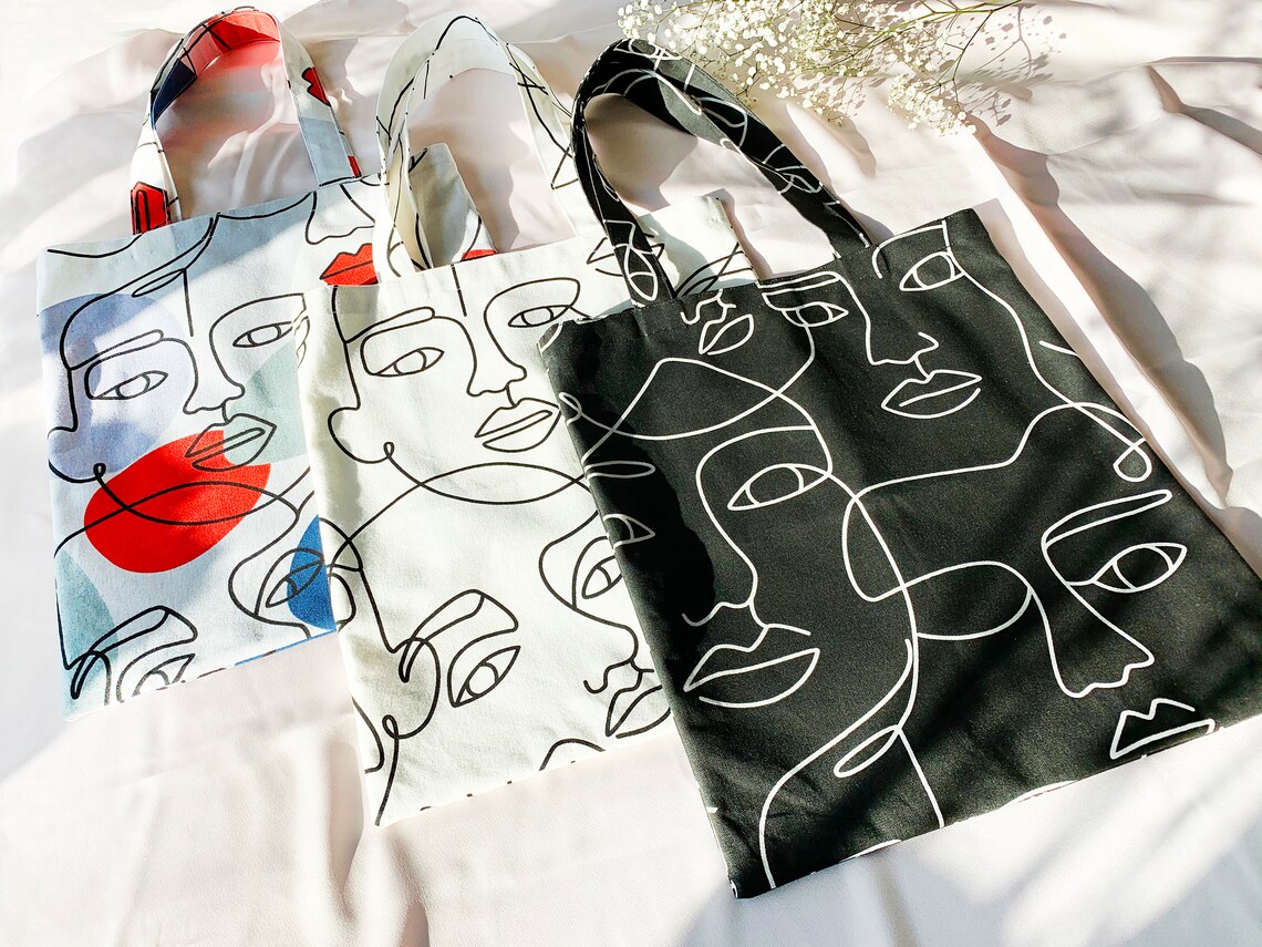 Easy DIY Canvas Tote Bag Sewing Pattern/digital PDF Sewing - Etsy