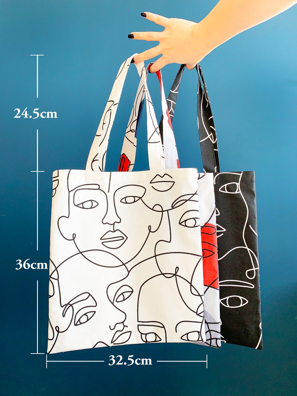 Easy DIY Canvas Tote Bag Sewing Pattern/digital PDF Sewing | Etsy