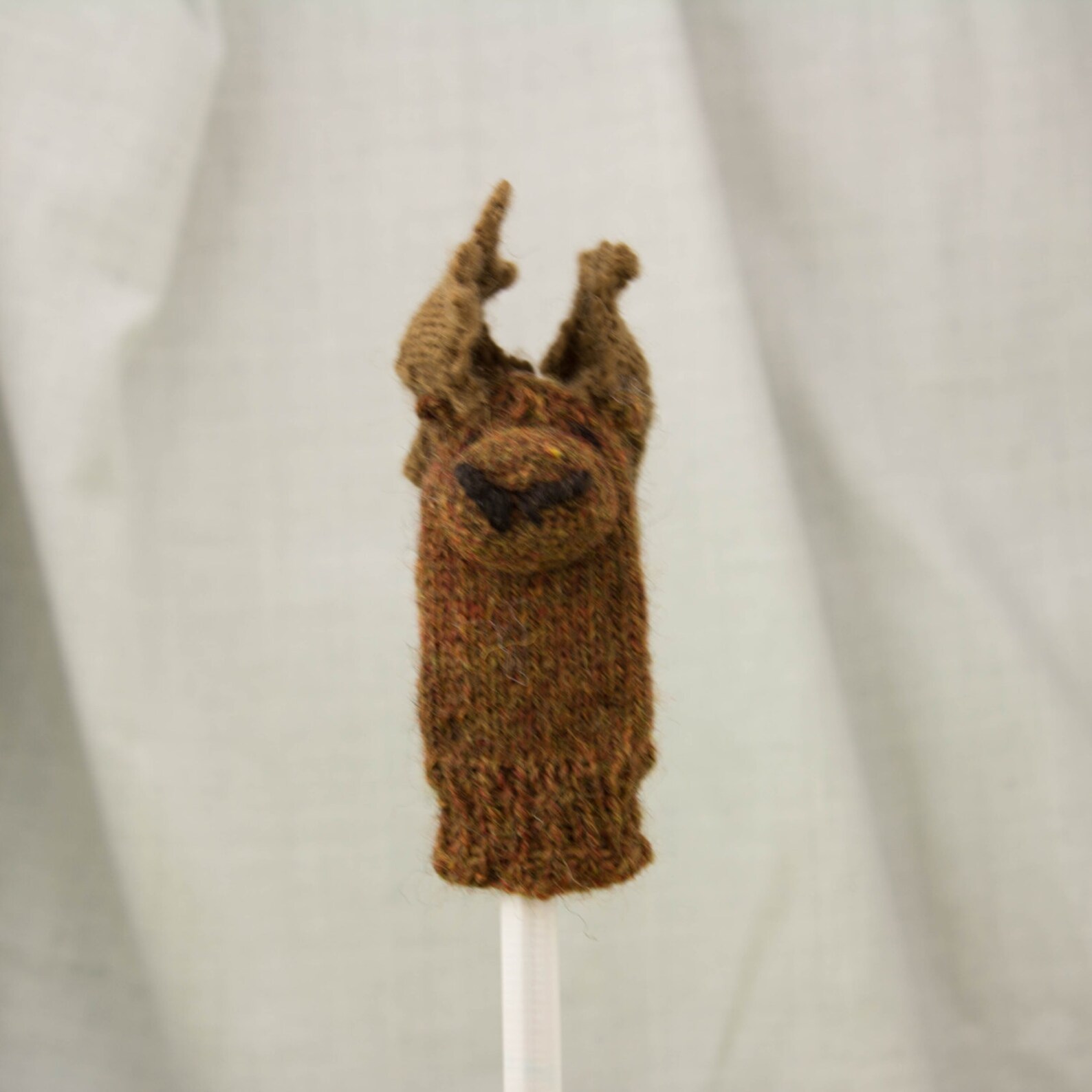 Moose Knit Wool Finger Puppet - Etsy