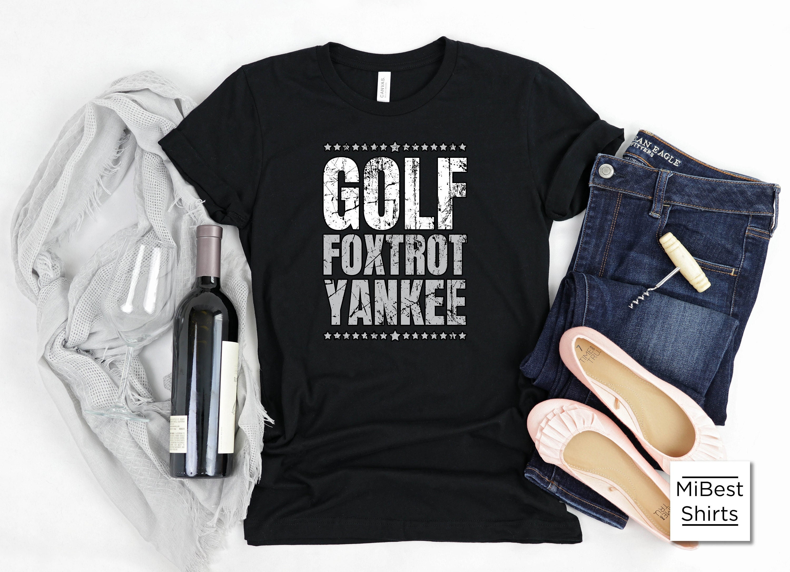 Golf Foxtrot Yankee Shirt GFY Military Code Gift - Etsy