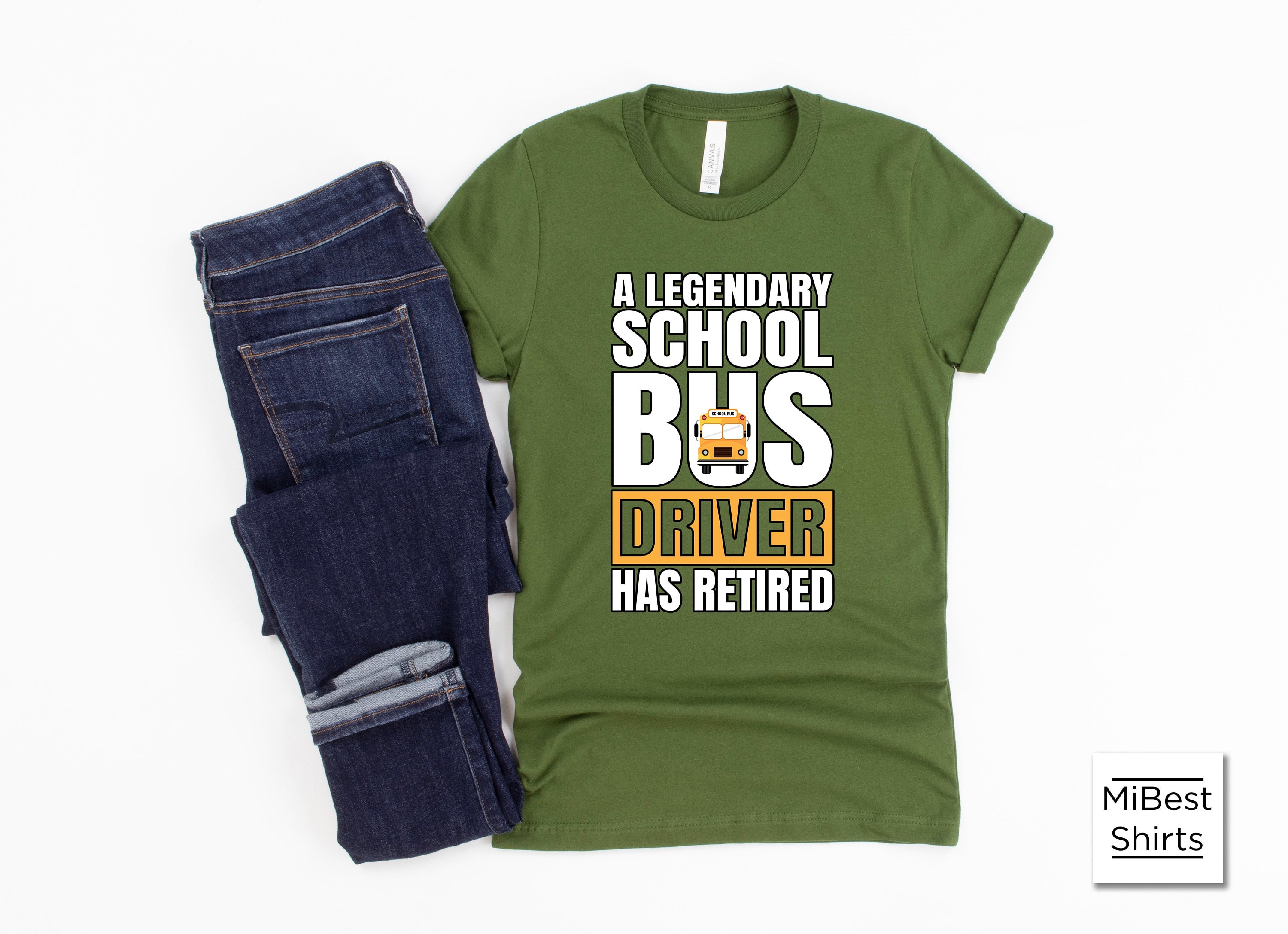 Bus Driver TShirt School Bus Driver Gifts 2021 Yellow Bus | Etsy