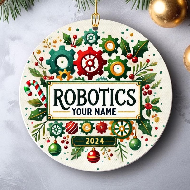 Robot Ornament - Etsy