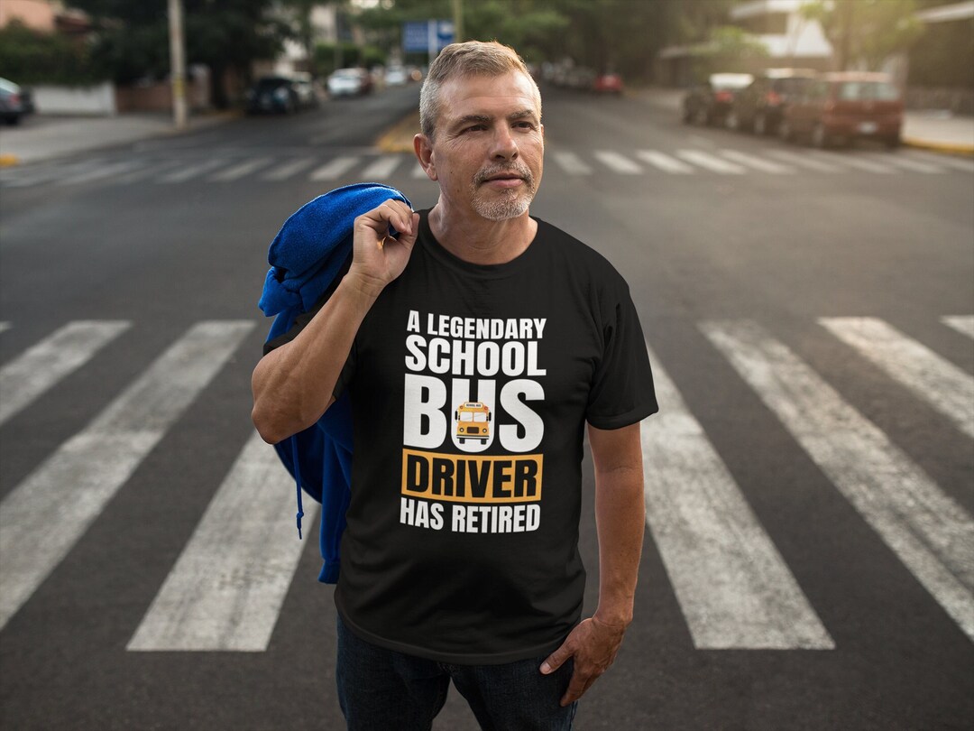 Bus Driver Tshirt School Bus Driver Gifts Yellow Bus Driver Legendary ...