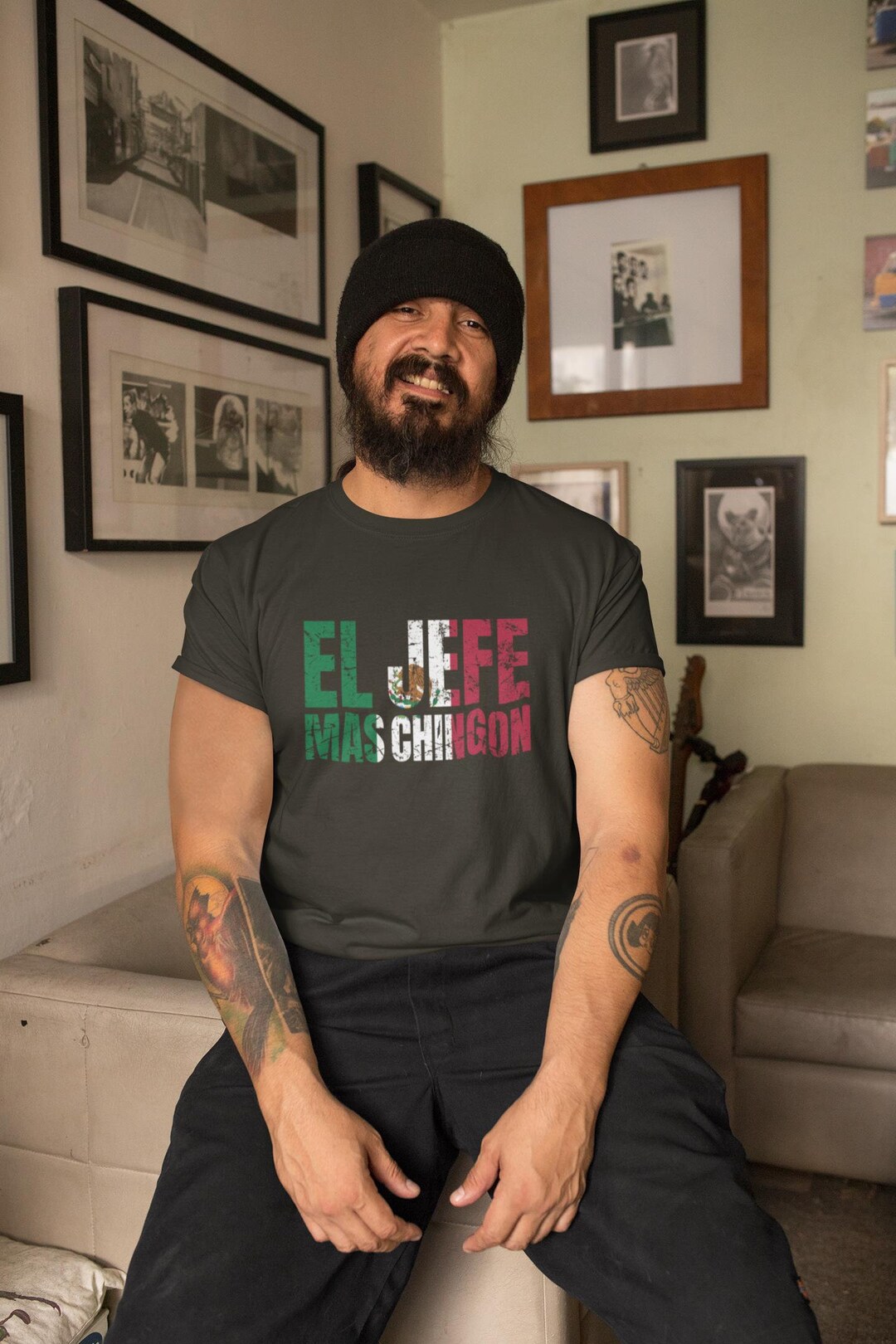 Regalo Para Hombre Cholo Mexican Dad Gift El Jefe Mas Chingon Male Boss ...