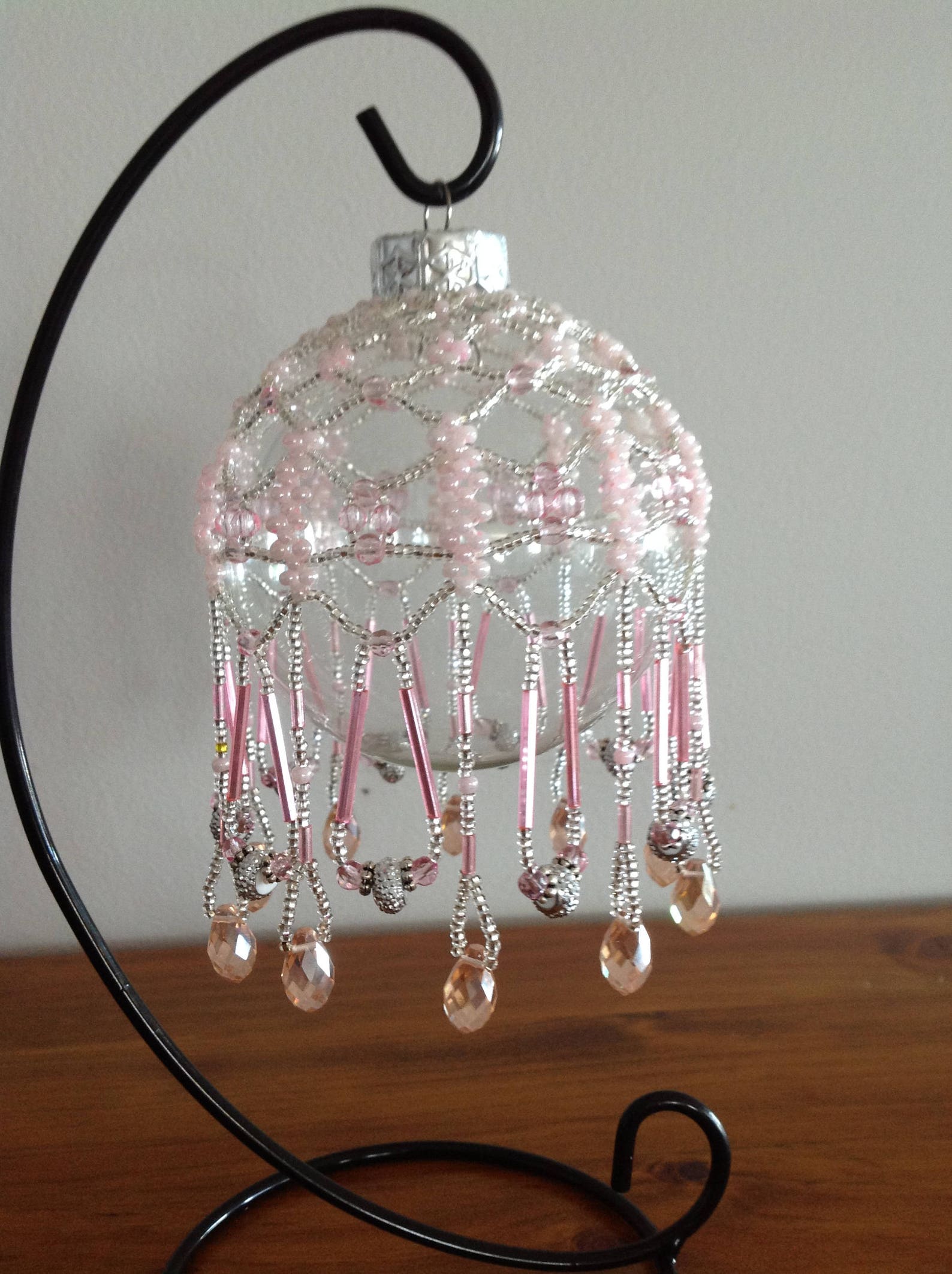 Beaded Ornament Beaded Bauble - Etsy