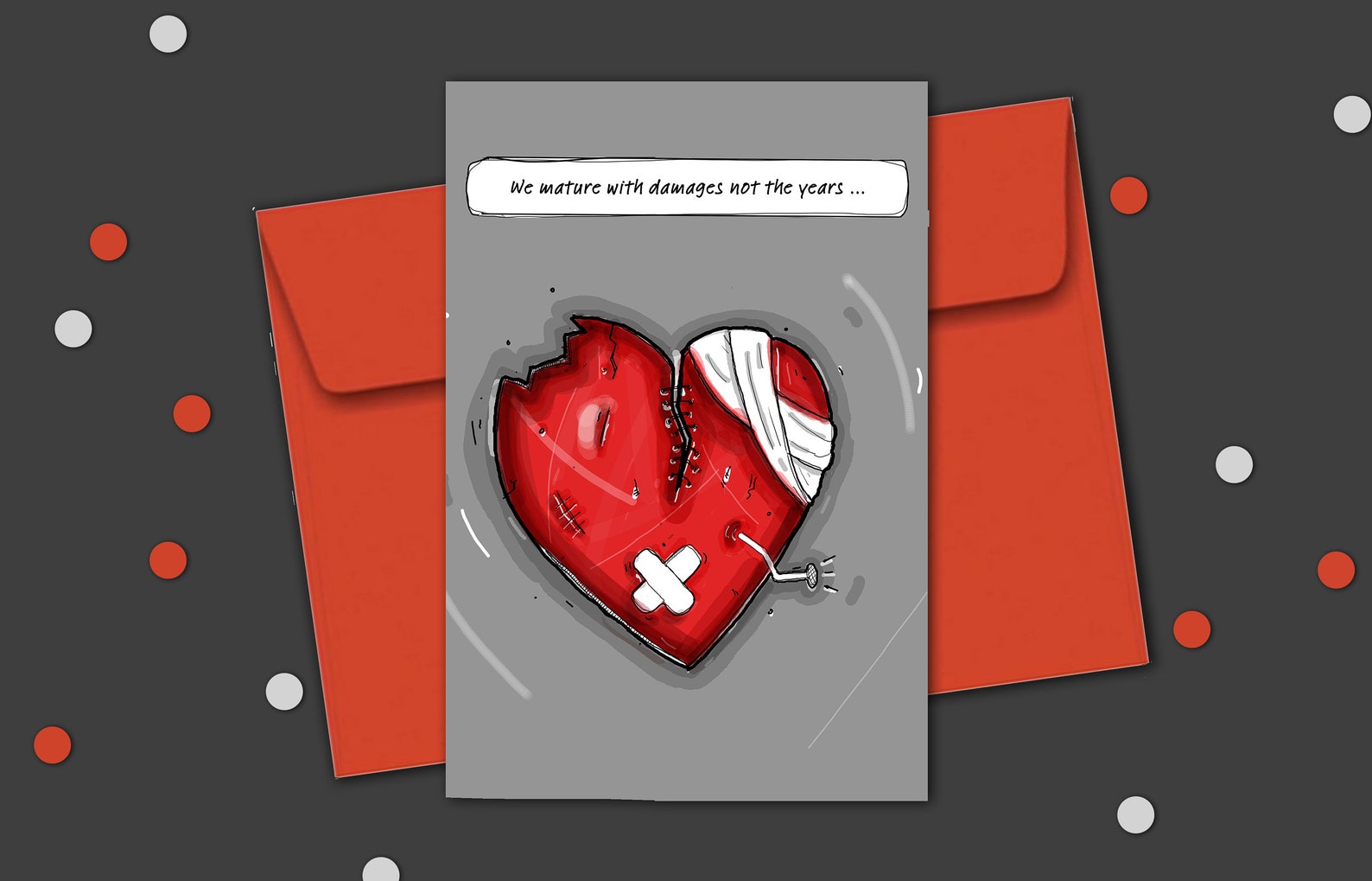 Broken Heart Quotes Sayings Break up Card Broken Heart - Etsy