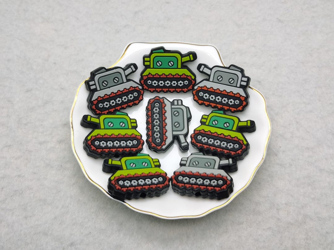 Silicone Bead Panzer Tank Armored Vehicle Focal Bead for Pen Bracelet ...