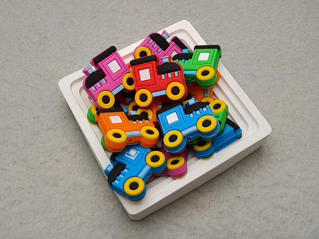 Silicone Bead Train Railway Engine Locomotive Focal Bead for Pen ...