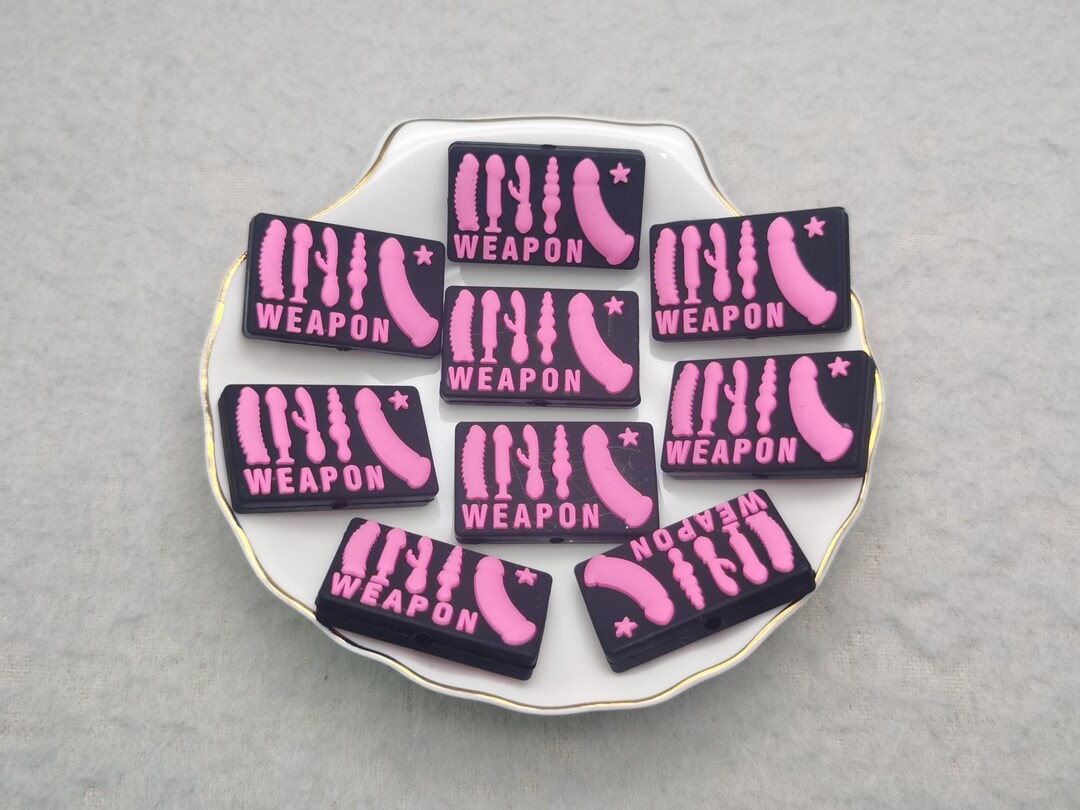 Silicone Bead Weapon Penis Sex Toy Tool Focal Bead for Pen Bracelet ...