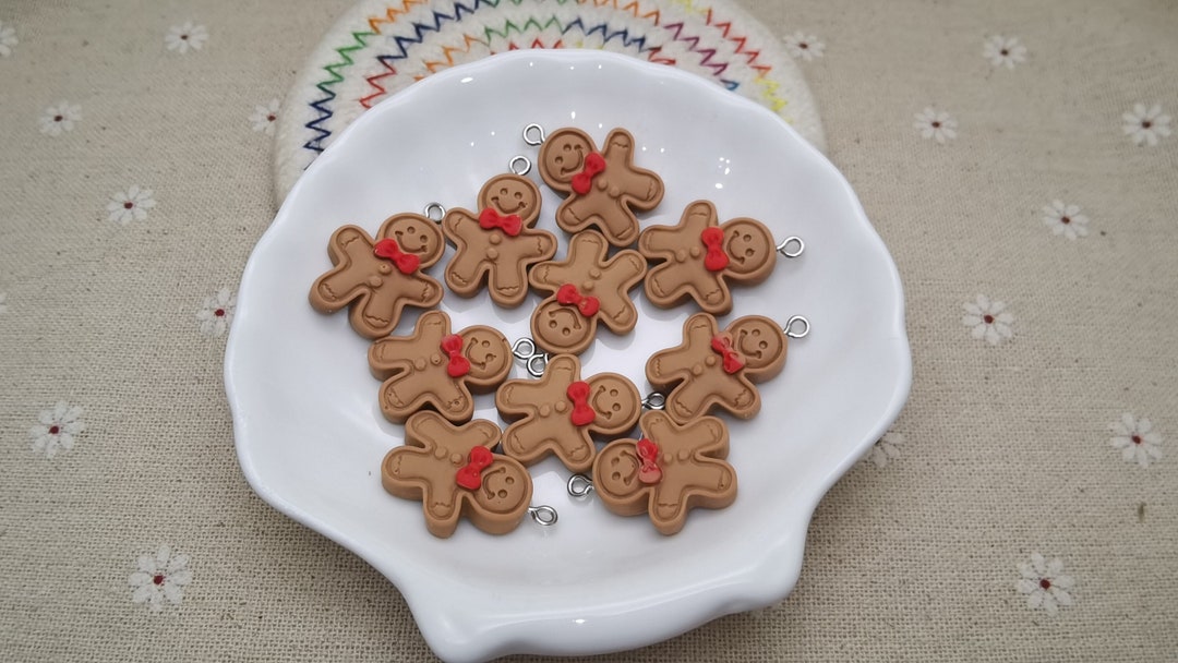 6 / 20 Pieces Plastic Gingerbread Biscuit Cracker Cookies - Etsy