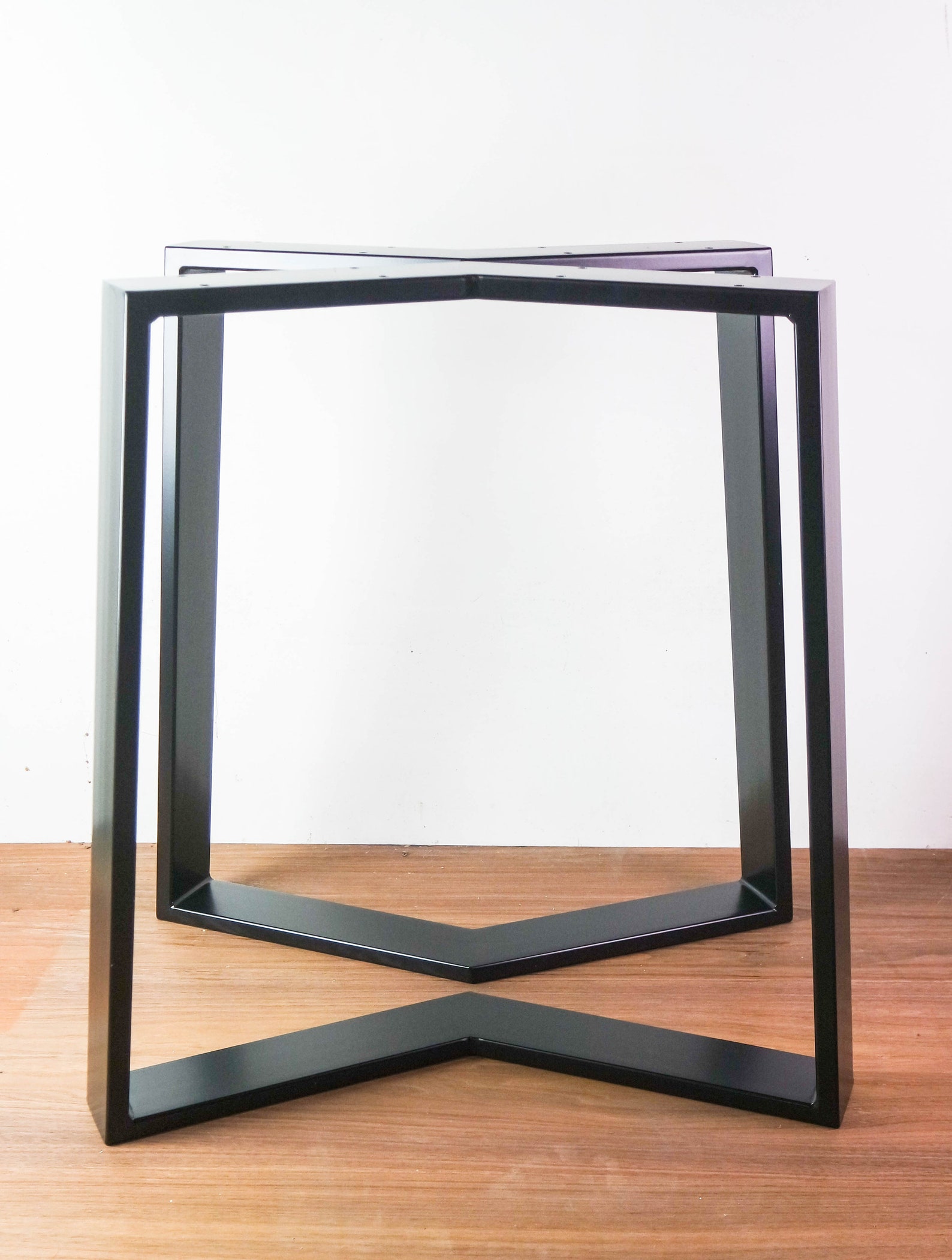 Steel Table Legs Trapezium , Modern Table Legs, Dining Table Legs Set ...