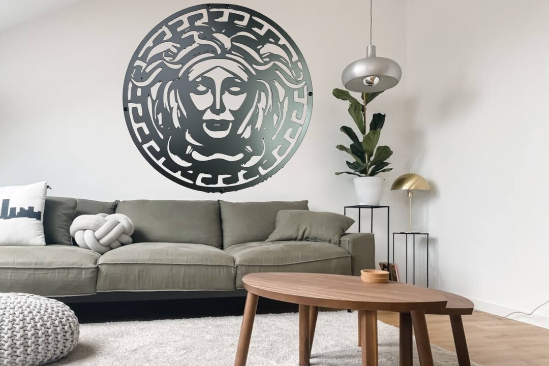 Medusa Gorgon Metal Wall Art , Metal Wall Decor, Metal Wall Hangings ...