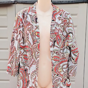 70s Paisley Jacket - Etsy 70s Paisley Jacket - Etsy