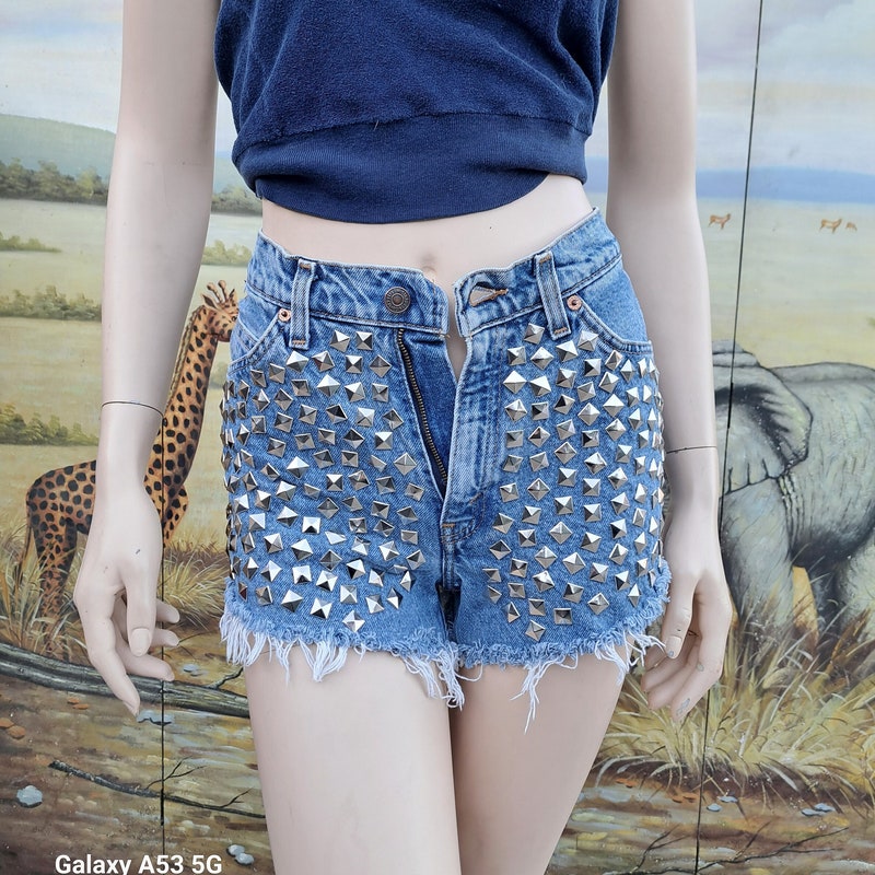 Studded Shorts - Etsy