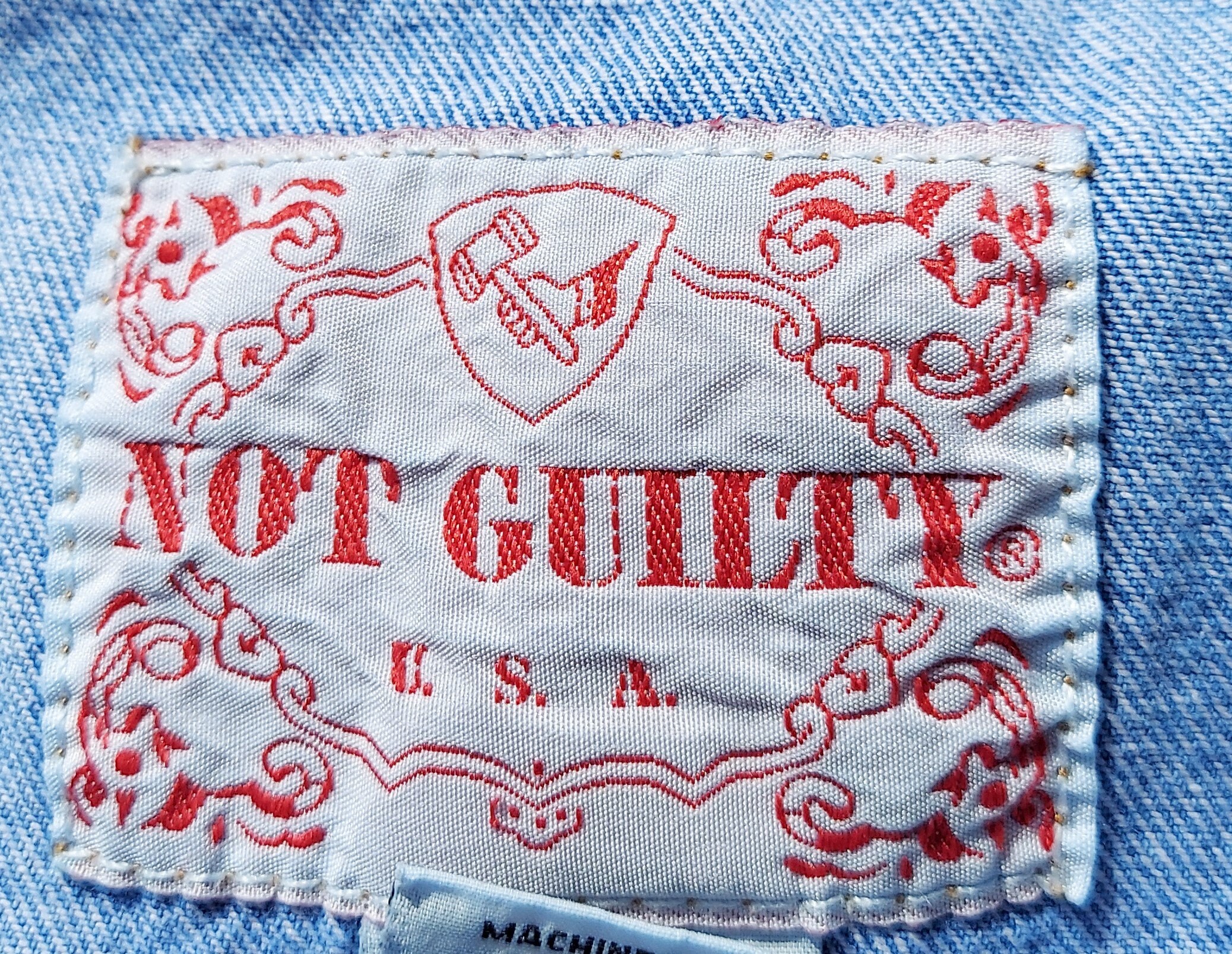 KIDS Vintage NOT GUILTY Blue Denim Girls Overalls Sz Medium - Etsy