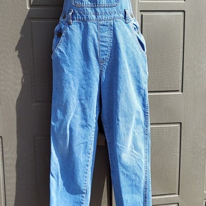 KIDS Vintage NOT GUILTY Blue Denim Girls Overalls Sz Medium - Etsy