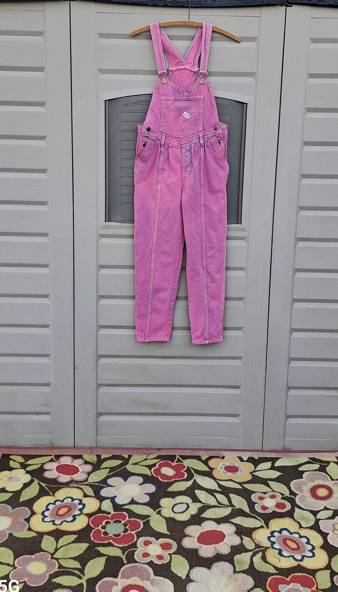 KIDS Vintage 80s GUESS Pink Overalls Kid Size 10 ? - Etsy