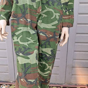 AWESOME Vtg 60's 70's Camoflauge Cotton Jumpsuit Gi Joe Gi Jane Camo ...