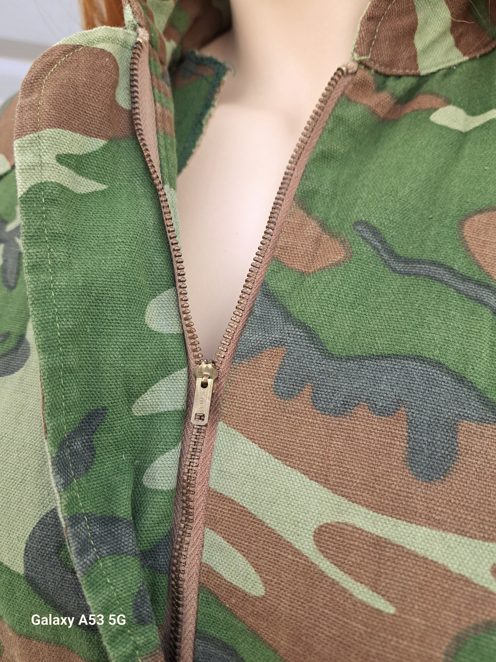 AWESOME Vtg 60's 70's Camoflauge Cotton Jumpsuit Gi Joe Gi Jane Camo ...