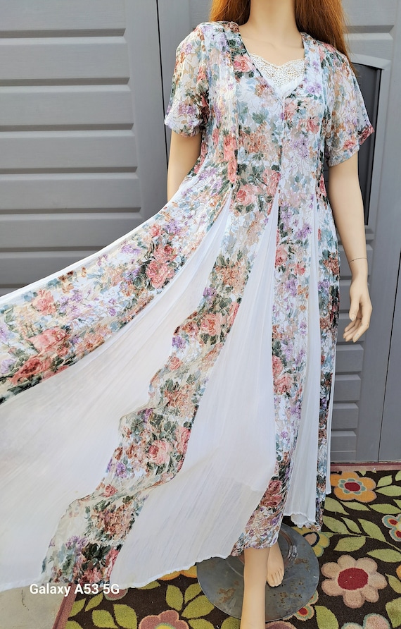 nostalgia maxi dress sz - Gem