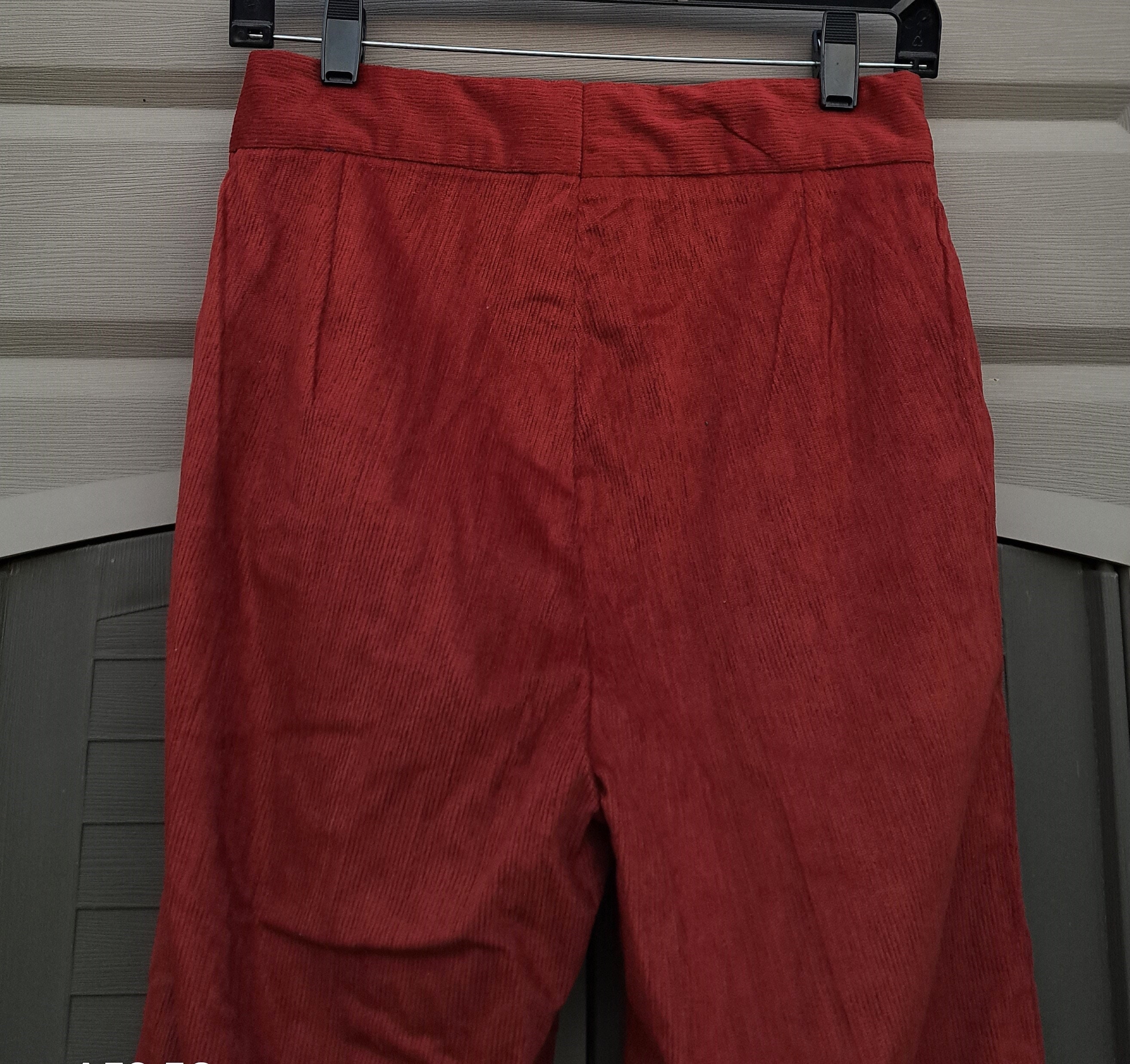 Bell Bottoms 1970's Rust Colored Corduroys Vtg 70's High Waisted ...