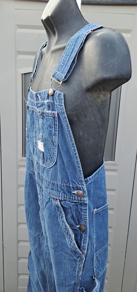 Vintage BIG MAC denim Overalls Union Made Sanforized… - Gem