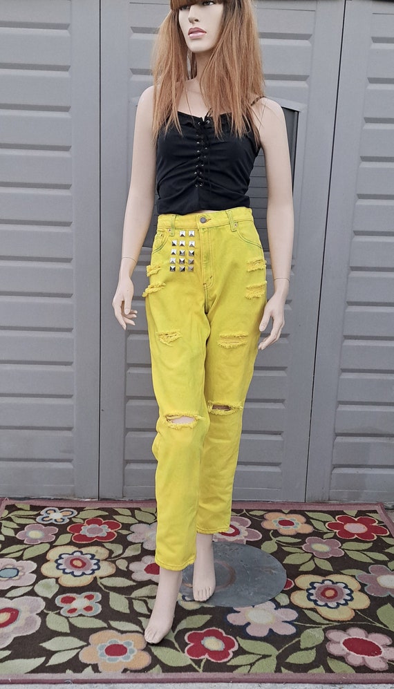 vintage studded levis 80s - Gem