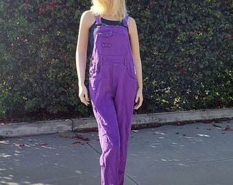 Purple Overalls | Etsy