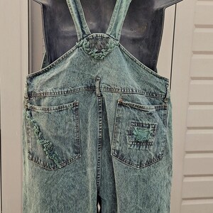 Vintage Denim Dark Green Overalls Size Large and Tall - Etsy