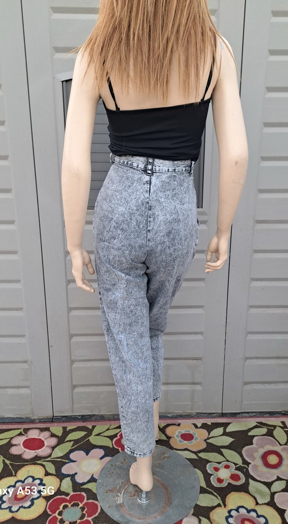 80's Cherokee gray black Acid washed Denim Jeans...U… - Gem