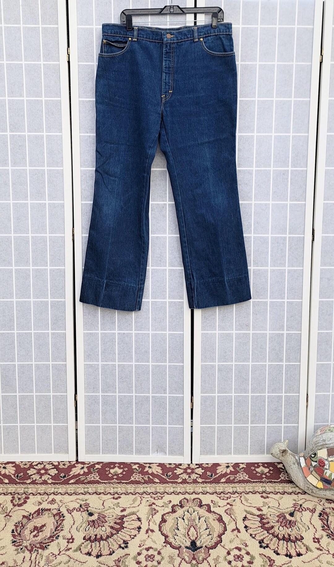 Vintage 70's 80's Sasson Denim Jeans High Waisted ...36 X 29 ...