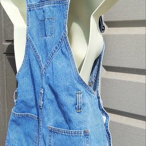 KIDS Vintage NOT GUILTY Blue Denim Girls Overalls Sz Medium - Etsy