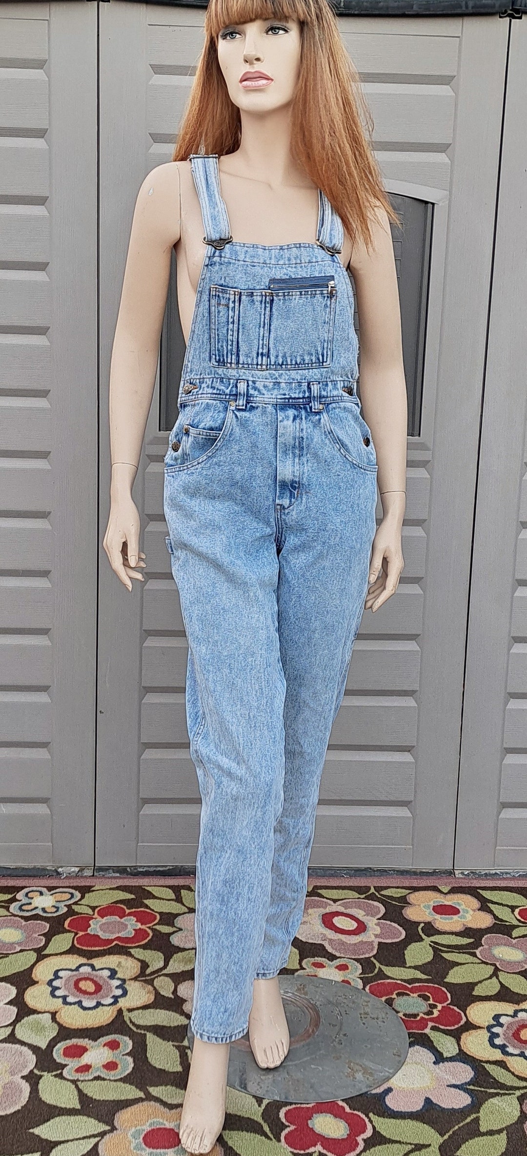 Vintage 80's Embroidered Indian 1980s Denim Overalls Sz Small - Etsy