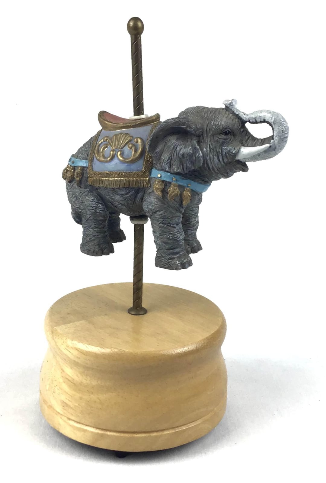 Vintage Elephant Music Box - Etsy