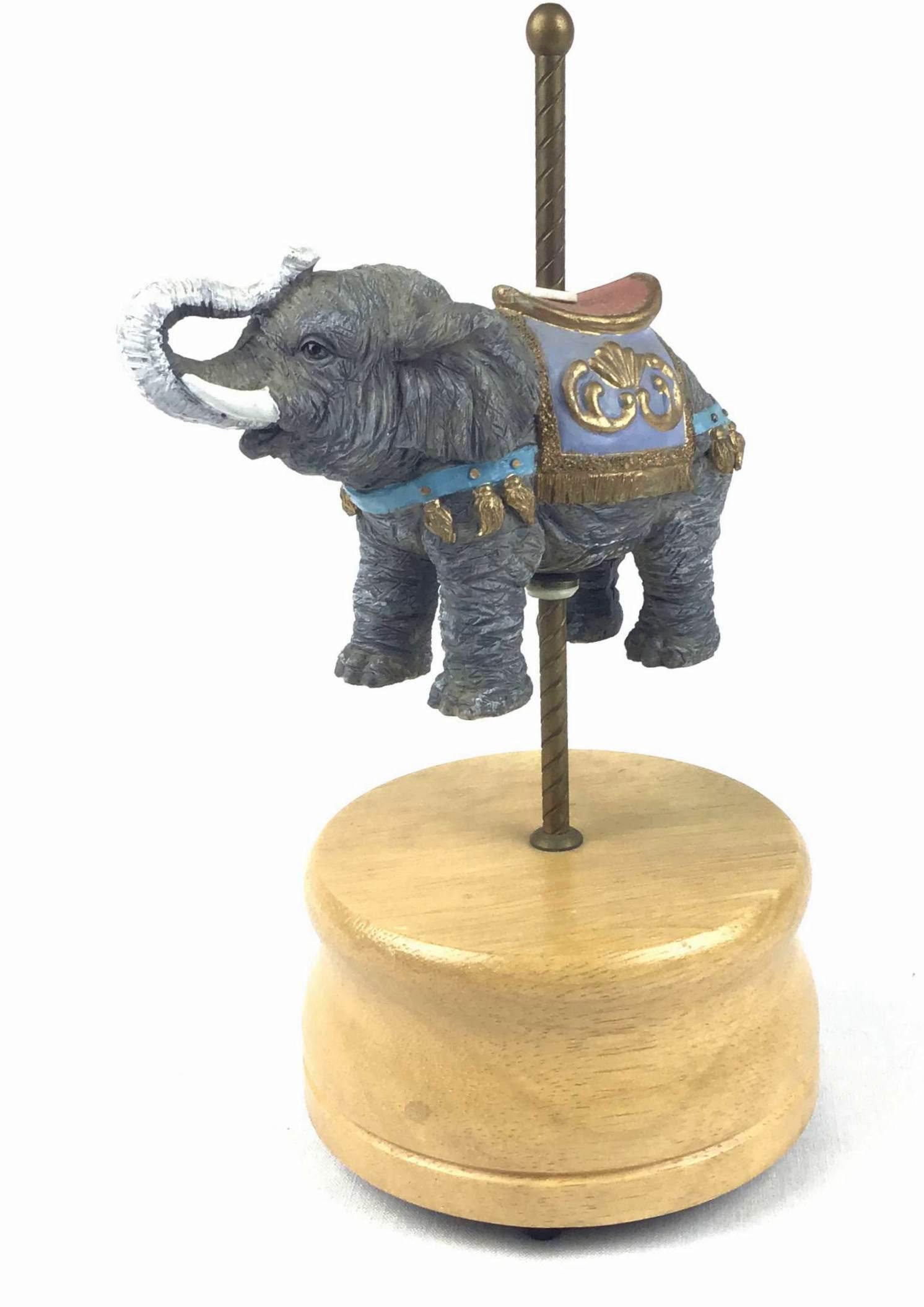 Vintage Elephant Music Box - Etsy