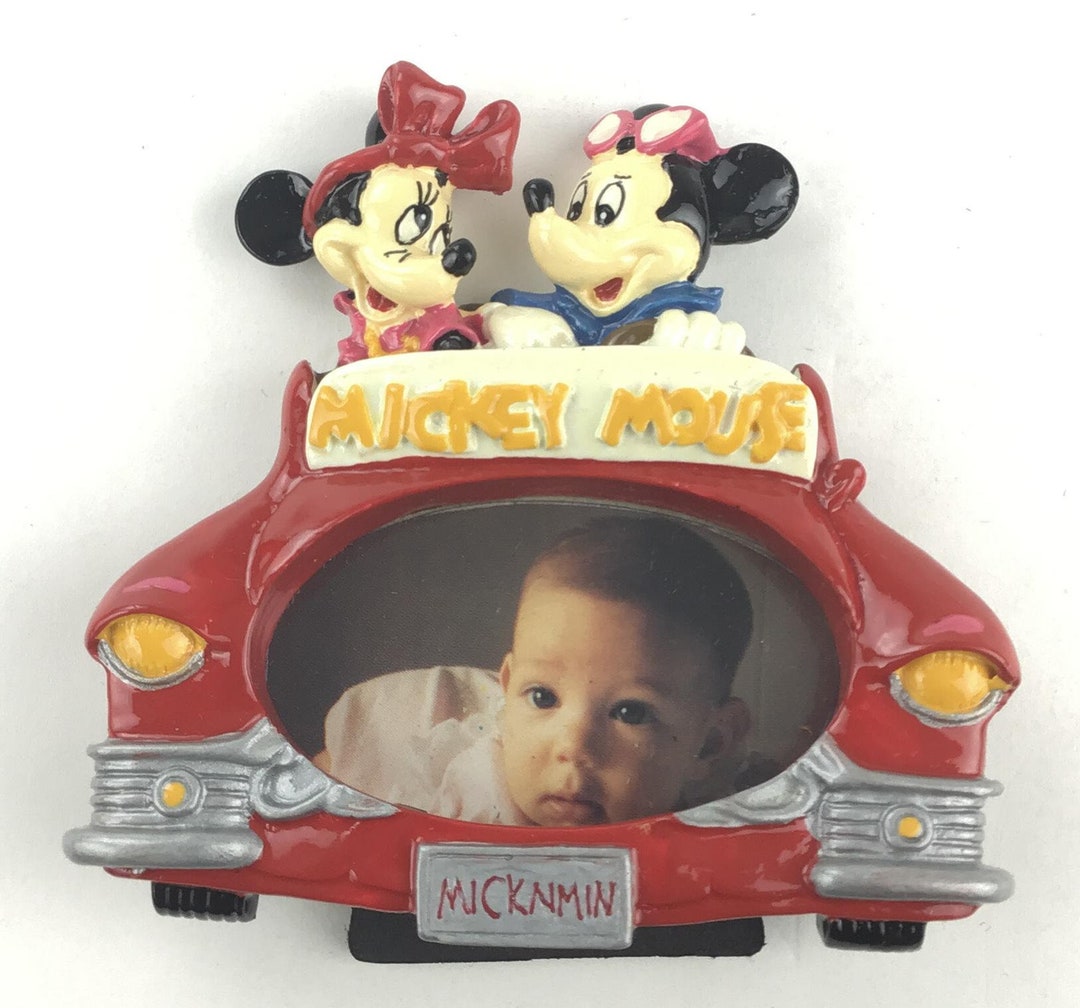 Vintage Mickey & Minnie Mouse Photo Frame - Etsy