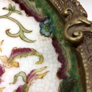 Beautiful Chinese Plate Multi Colored Framed in Gilt Bronze - Etsy