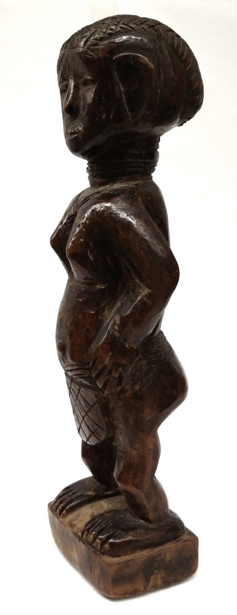 Museum Quality Tribal Primitive Wood Female Figure Carved Ashanti - Etsy