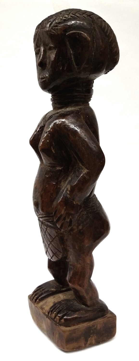 Museum Quality Tribal Primitive Wood Female Figure Carved Ashanti - Etsy
