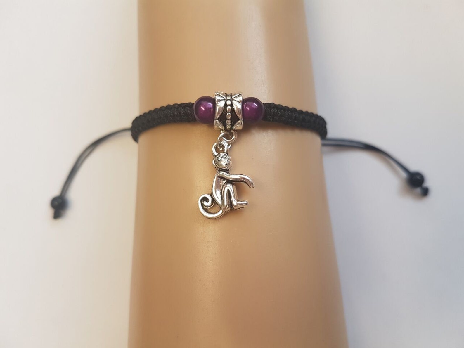 Monkey Bracelet Monkey Charm Monkey Monkey Jewellery - Etsy UK
