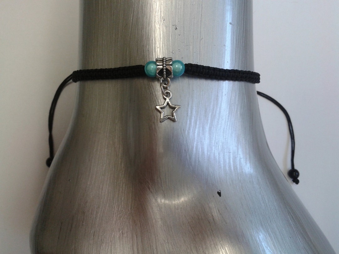 Star Anklet - Star Charm Anklet - Ankle Bracelet - Adjustable Anklet ...