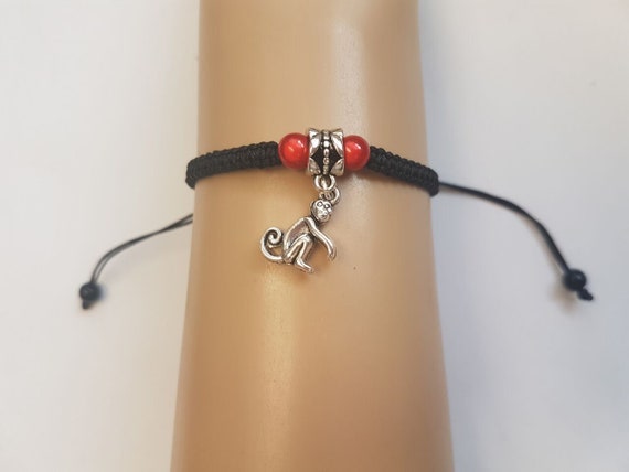 Monkey Bracelet Monkey Charm Monkey Monkey Jewellery | Etsy