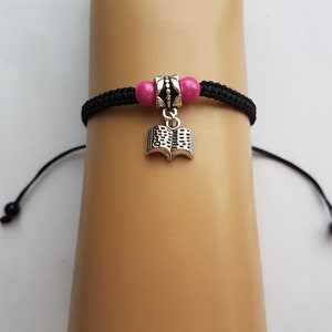 Book Bracelet - Book - Book Charm - Book Jewelry - Book Jewellery ...